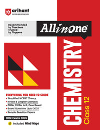 CBSE All in One Chemistry Class 12 Exam 2026 | CBQs, MCQs, A-R, Case B ...