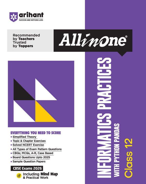 Cbse All In One Informatics Practices With Python Pandas Class 12 Exam