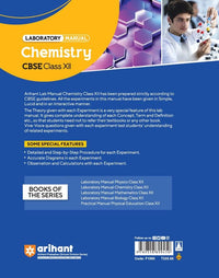Chemistry Lab Manual Class 12 | CBSE Guide – arihantbooks